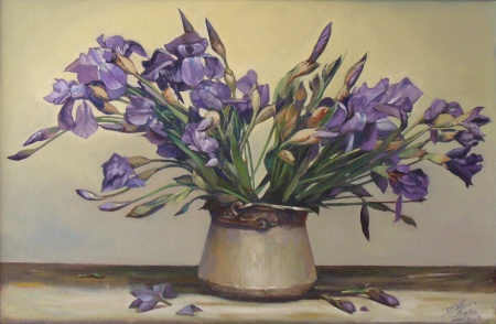 Flori (Iris violeti) - Kara Eduard - Artist